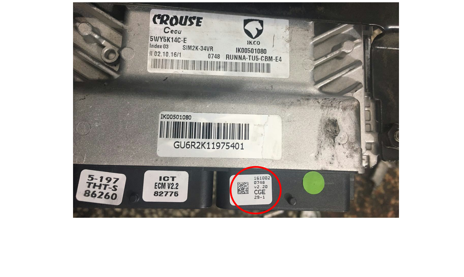 دامپ بیکد ایسیو 405 XU7 CGE fix | مالتی پلکس